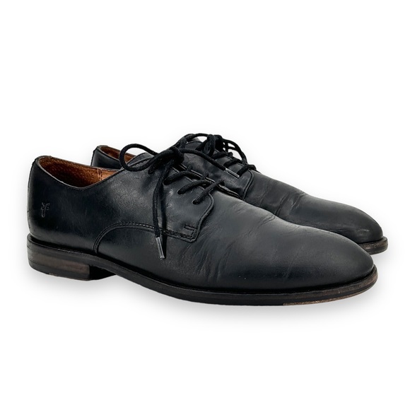 Frye | Shoes | Frye Black Leather Lace Up Oxford Shoes | Poshmark